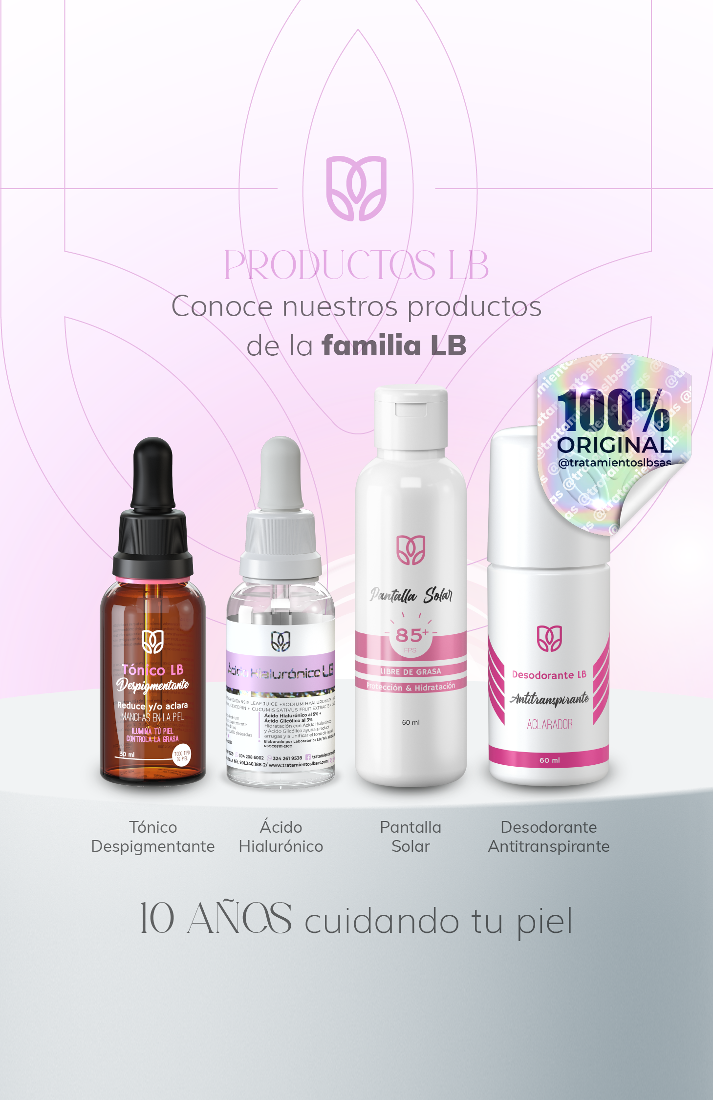 TÓNICO LB DESPIGMENTANTE – Tratamientos LB S.A.S.